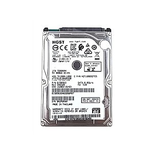 HGST Travelstar 7K1000 HTS721010A9E630 2.5 inch 1TB 7200RPM 32MB Cache SATA 3 6.0Gb/s 3V0 HDD Hard Disk Drive H2T10003272S 1 TB (Renewed)