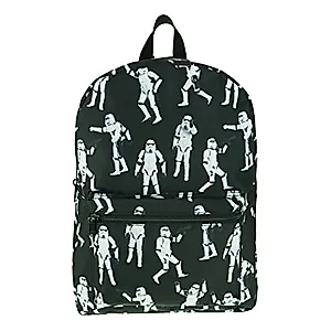 KBNL Star Wars -Storm Trooper Deluxe All Over Print Backpack - 64957, Black