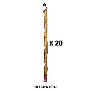 Catchmaster Fly Trap Bundle, Fly Ribbon 20-Pack & Outdoor Fly Jar, for Garage, Backyard, Pool, Patio & Camping