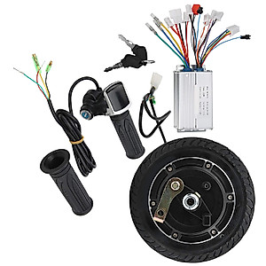 Scooter Brushless Hub Motor, Sturdy and Durable Durable Brushless Hub Motor, LCD Throttle Practical for Electric Scooter DIY Electric Scooter