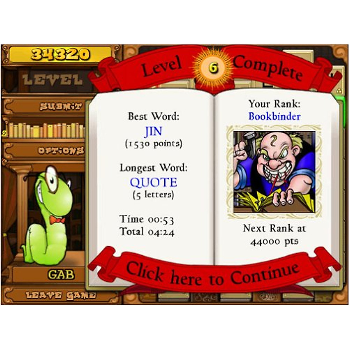 Bookworm - Game Boy Advance