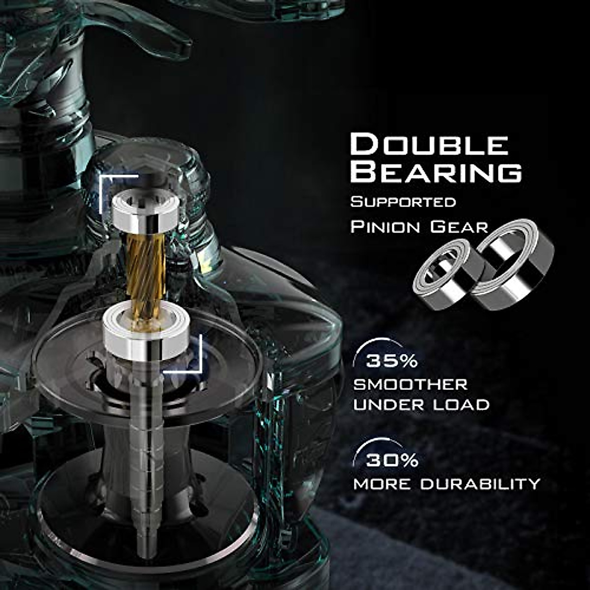 KastKing Speed Demon Elite Baitcasting Reels,8.6:1 Gear Ratio Fishing Reel,Right Handed Baitcaster