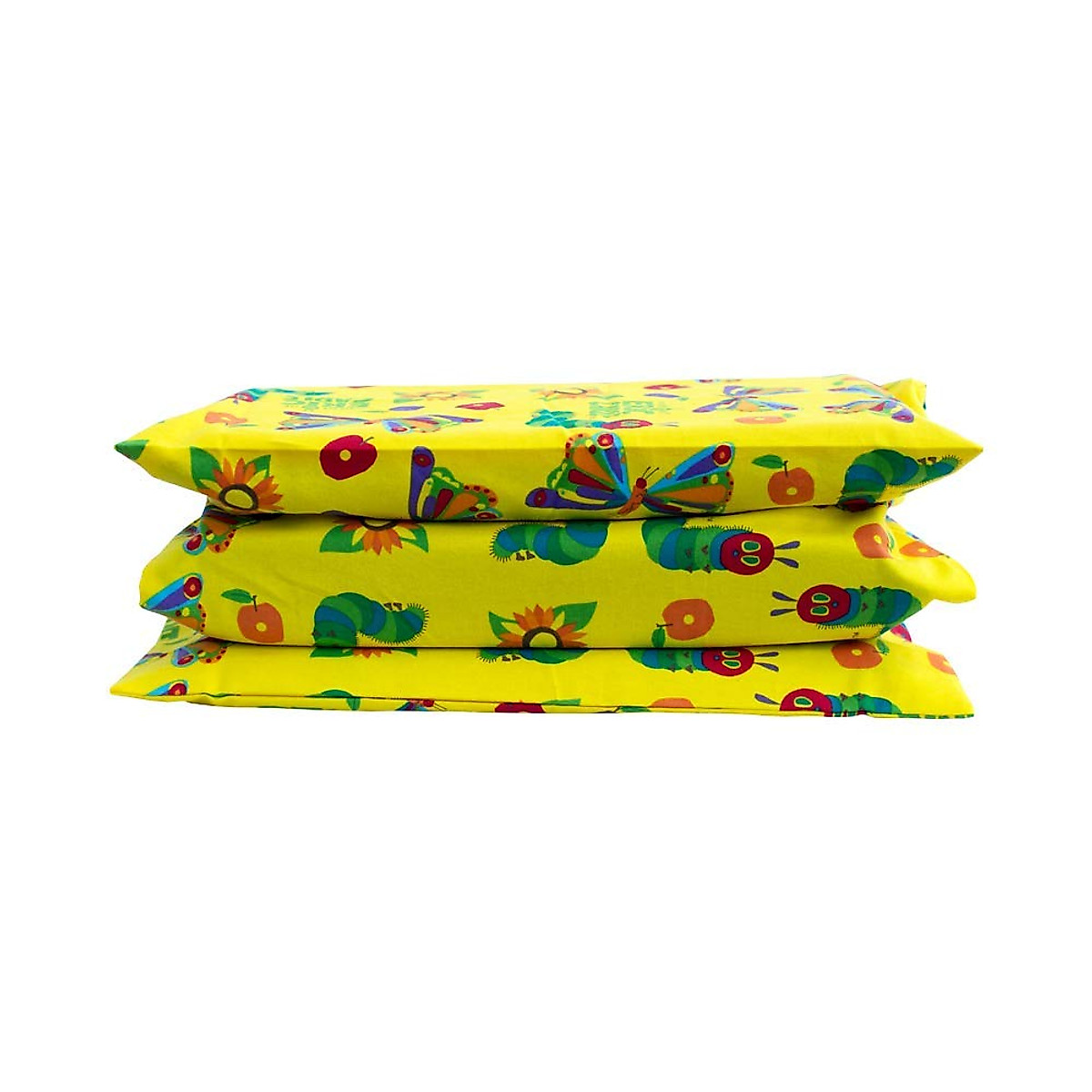 KinderMat + Eric Carle Kinderbundle - Beautiful Butterfly - Full Nap Mat & Washable Cover, Special Edition - 47" x 22", Value Bundle, Great for Daycare & Family Households