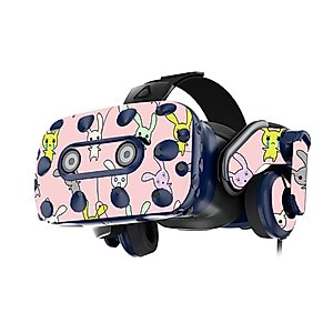 MightySkins Skin Compatible with HTC Vive Pro VR Headset - Bunny Bunches | Protective, Durable, and Unique Vinyl Decal wrap Cover | Easy to Apply, Remove, and Change Styles | Made in The USA