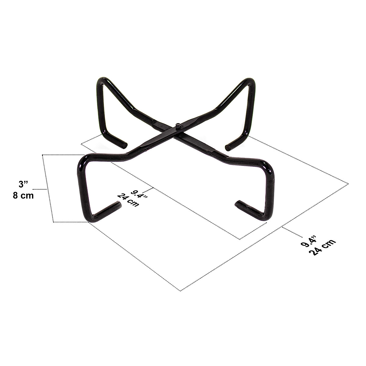 Elliott & Dub Foldable Dutch Oven Lid Stand, Pot Stand for Campfire Cooking Complete with Heat Resistant Silicone Mitt