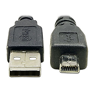 Master Cables Replacement USB Cable Cord for Olympus FE-25 FE-26 FE-240 FE-250 FE-280 FE-290 FE-300 PSU