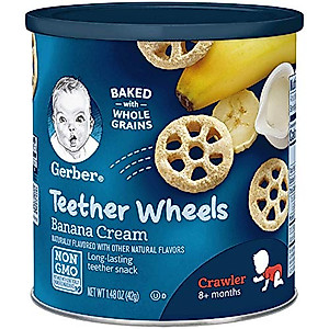 Gerber Graduates Waffle Wheels - Banana Cream (Pack - 6)