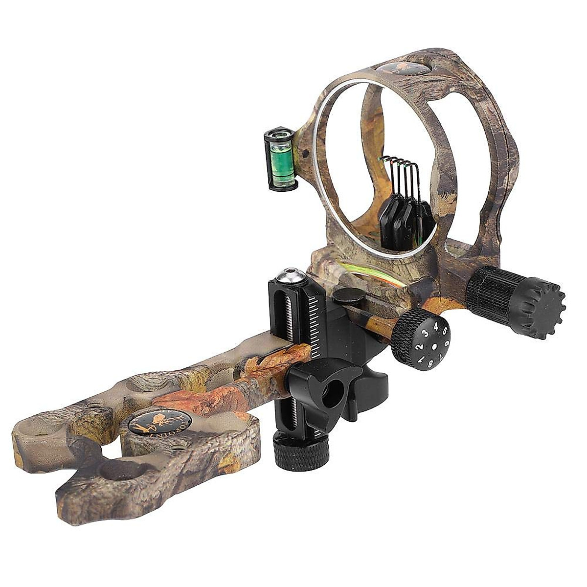 Quality 5 Pin Archery Compound Bow Sight Set with Light for Shooting Practicing Hunting Archery Accessory
