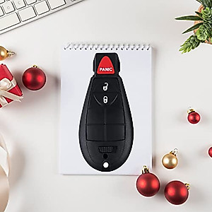 Key Fob Replacement for Dodge Charger Challenger Charger Grand Caravan Chrysler 300, RAM 1500 2500 3500 Keyless Entry Remote Start Control M3N5WY783X, Set of 2