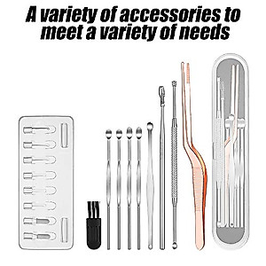 Digital Ear Scope Otoscope, Cainda Ear Camera with Earwax Remover Tools, USB Ear Cleaner Endoscope with WiFi Box, Suit for iPhone Android Mac Windows