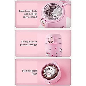 Everyday Delights Sanrio Hello Kitty Stainless Steel Insulated Water Bottle 350ml (Green)