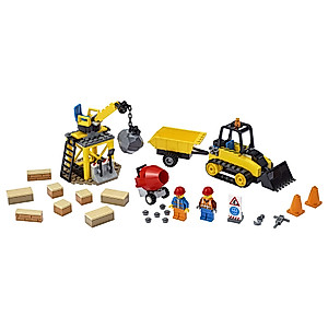 LEGO City Construction Bulldozer 60252 Toy Construction Set, Cool Building Set for Kids (126 Pieces)