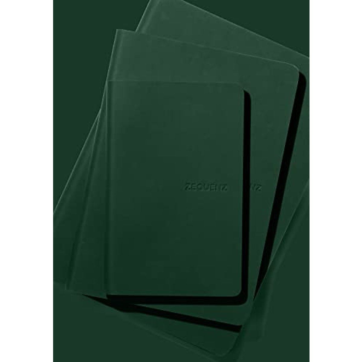 Zequenz Classic 360 The Color Series, Size: Large, Color: Emerald, Paper: Dot, Soft cover Notebook, Soft Bound Journal, 5.83"W x 8.19" H x .47", 100 sheets/200 pages, Dot Matrix Pattern Premium Paper