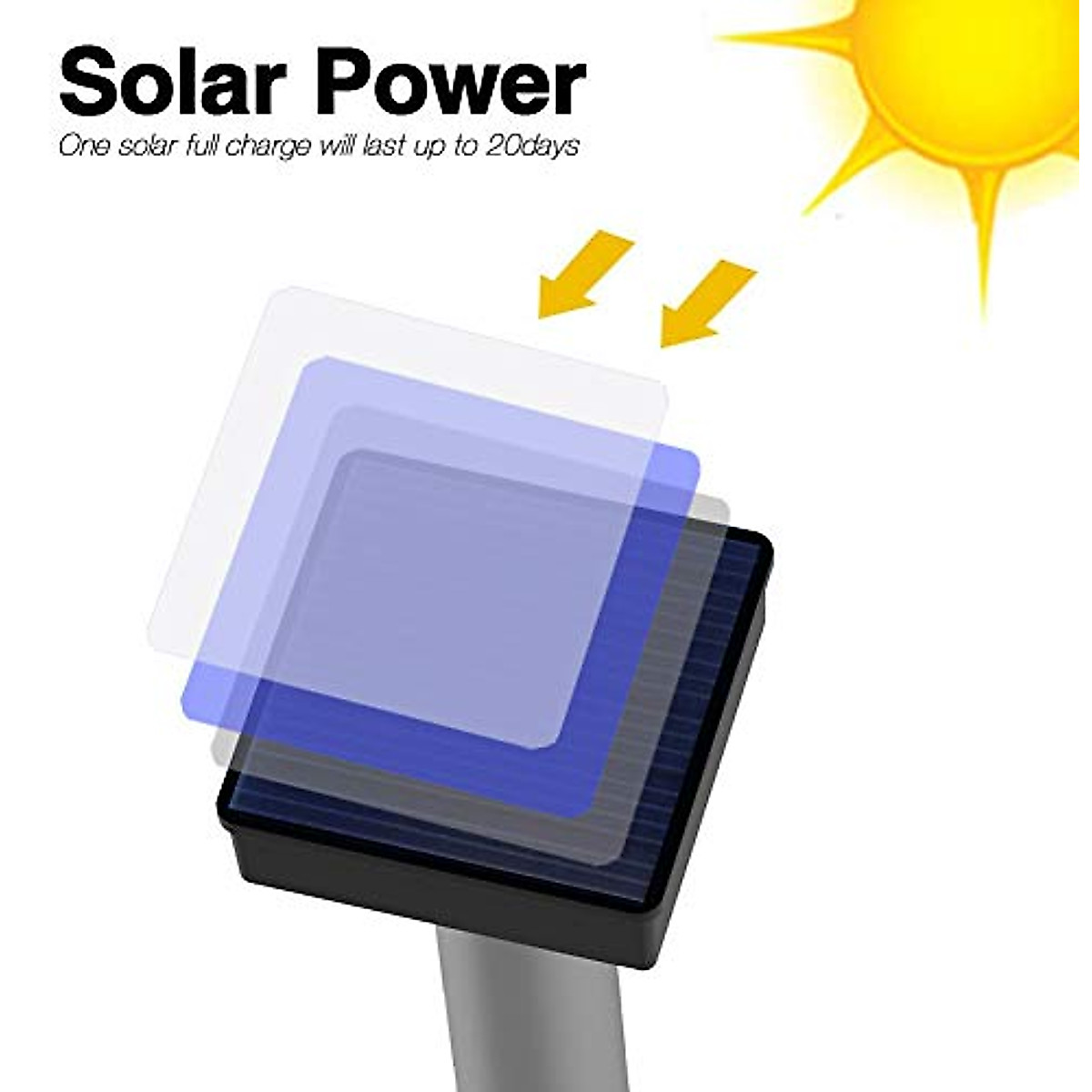 Winpest Snake Away Repellent Safe for Dogs, Solar Powered Snake Repellent for Yard, Get Rid of Snakes Snake Gone - 2 Pack