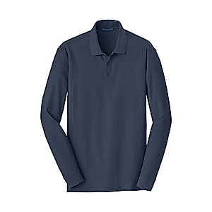 Port Authority Port Authority Long Sleeve Core Classic Polo L River Blue Nvy