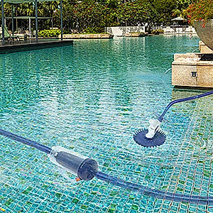 VINGLI Professional Leaf Trap Skim Leaves and Twigs Blue Leaf Canister with Plastic Mesh Basket Fits Automatic Pool Vacuum Cleaner