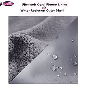 Anti-kick Winter Stroller Blanket,Warm Cuddly Weather Resistant Baby Footmuff Adaptable for All Strollers, Toddler Stroller Winter Cover Bunting Bag