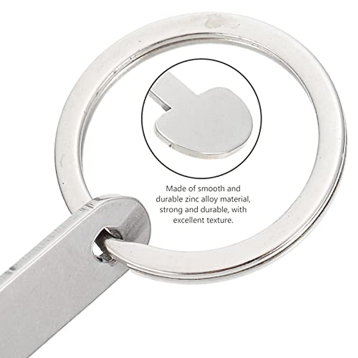 Tofficu 4pcs Trolley Tokens Key Ring Shopping Trolley Tokens Keychain Release Token Coin Keyring Small Aldi Quarter Holder Keychain for Grocery Shopping Cart