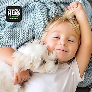 Nature's HUG Vegan Dry Dog Food for Puppies & Small Breeds, 5 lb. Bag, Chicken Flavor Plant-Based Protein Kibble, Grain-Free, Allergen-Free, Complete Protein & Balanced Nutrition