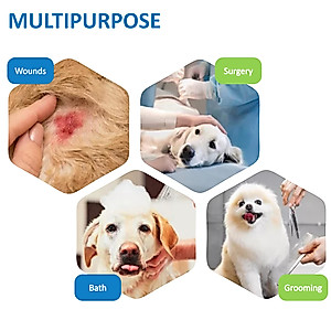 ManaMax Extra Soft Dog Cone Collar for Dogs After Surgery Adjustable Dog Cones for Large Medium Small Dogs Lightweight Dog Recovery Collar Breathable Elizabethan Collar Stop Licking(Medium)