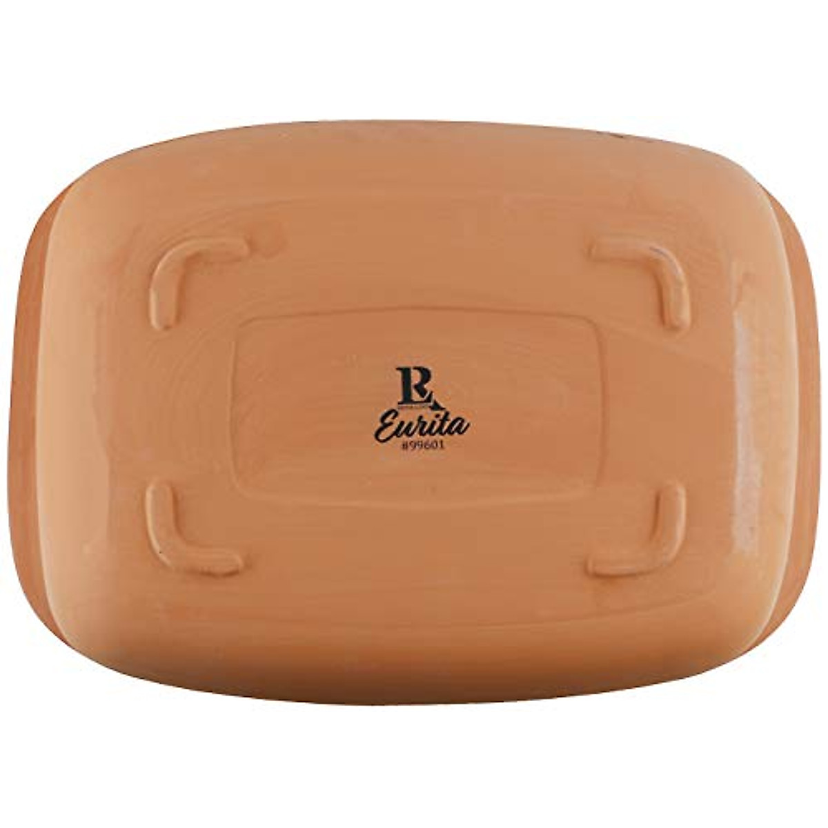 Eurita Clay Roaster, Non-Stick Dutch Oven, Healthy Clay Pot Cooking, With Free Recipe Guide, 6.25 Quarts