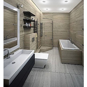 ARDEX FLEXBONE - Radiant Electric Floor Heating System 68 Sq Ft 240V with UH930 WiFi Smart Programmable Thermostat, DUO Heat Uncoupling Membrane, Underfloor Cable Kit, Safe Installation Tools