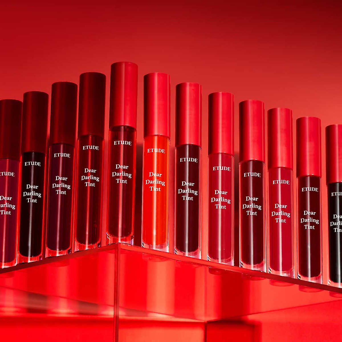 ETUDE Dear Darling Water Gel Tint (#PK003 Sweet Potato Red)(21AD) | Long-lasting Effect up with Fruity, Juicy, Moist, and Vivid coloring