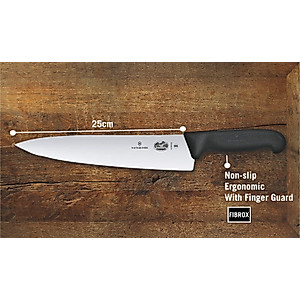 Victorinox 10-Inch Fibrox Pro Chef's Knife, Black
