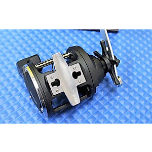 Okuma Magda Pro Line Counter Levelwind Trolling Reel, Small, Stainless Steel, Black/Silver, MA-20DLX