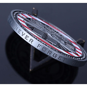 20 Years: Never Forget 9-11 Challenge Coin! 20 Years: Never Forget September 11th 2001. Limited Challenge Coin 2" Designed by Military Veterans