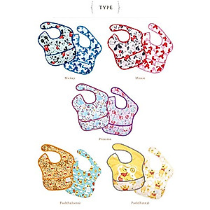 Bumkins Bibs, Disney Winnie The Pooh Baby Bibs for Girl or Boy, SuperBib Baby and Toddler Bib for 6-24 Months, Baby Bib for Eating, Feeding Bib, Waterproof Fabric – Hunny