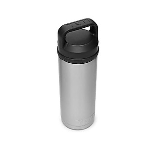 YETI Rambler 18 oz Bottle, Vacuum Insulated, Stainless Steel with Chug Cap
