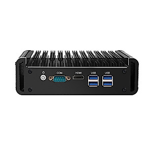 HUNSN Micro Firewall Appliance, Mini PC, OPNsense, VPN, Router PC, Intel Core I7 1165G7, RJ07, AES-NI, 6 x Intel 2.5GbE I226-V LAN, COM, HDMI, 16G RAM, 256G SSD