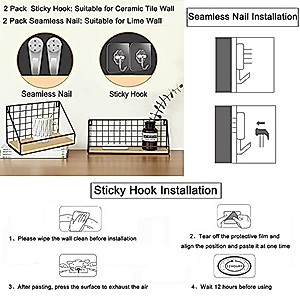 RANYUBIN Floating Shelves Wall Mounted, Rustic Wood Storage Set of 3 for Picture Frames, Collectibles, Decorative Items, Great for Living Room, Office, Bedroom, Bathroom, Kitchen etc