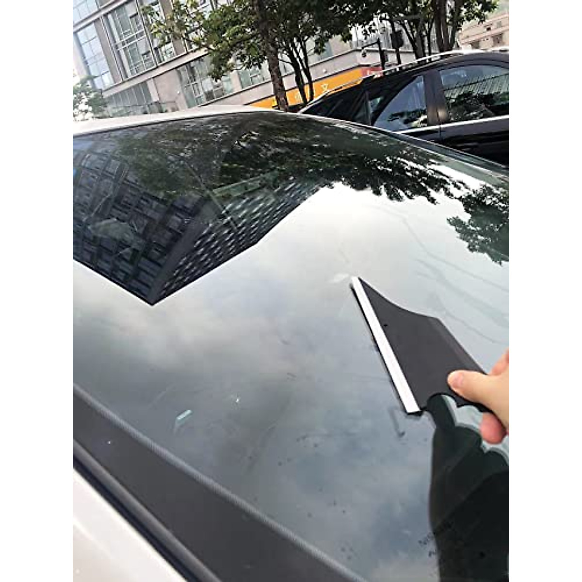 EHDIS Pro Auto Application Tool Conqueror Squeegee Original Corner Reach Tool Window Tint Conqueror Tool Soft Squeegee Blade with White Blade for Versatile Use-Pack of 5