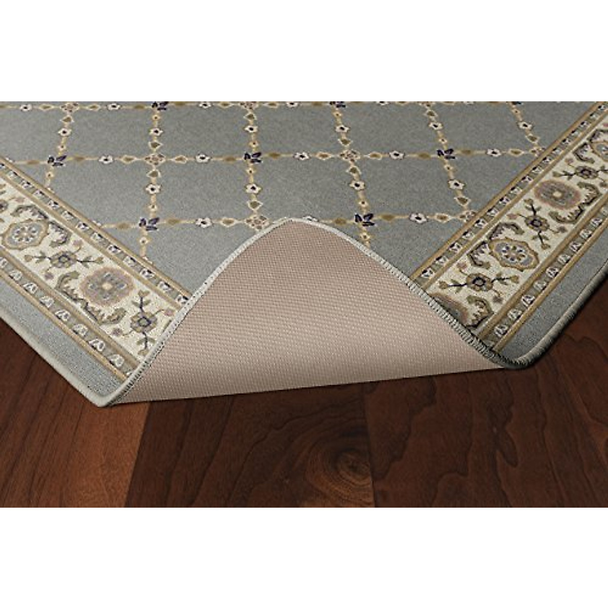 Brumlow MILLS Premier Traditional Floral Print Pattern Home Indoor Area Rug for Living Room Decor, Dining, Kitchen or Bedroom, 20" x 34", Mineral Blue