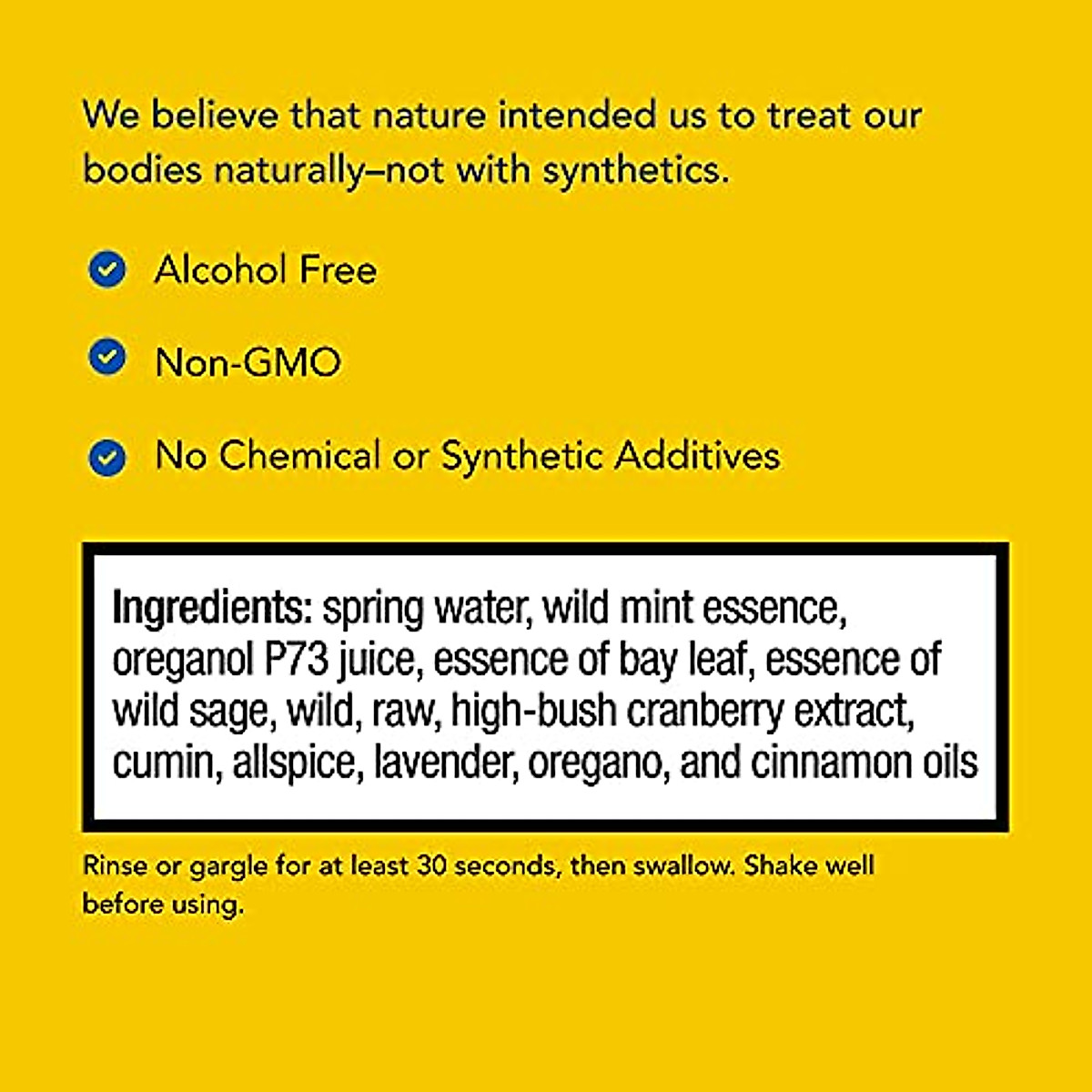 North American Herb & Spice OregaCare Swirl & Swallow, Cranberry Flavor - 8 fl oz - Edible Oregano Oil Mouthwash, Oral Rinse - Supports Healthy Teeth and Gums - Non-GMO, Alcohol Free, All Natural