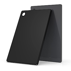 kwmobile TPU Silicone Case Compatible with Samsung Galaxy Tab A8 10.5 (2021) - Case Soft Flexible Shock Absorbent Cover - Black