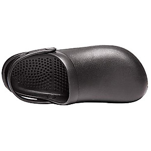 Oil Water Resistant Nursing Chef Shoes Kitchen Garden Bathroom Non-Slip Safety Working Shoes for Men and Women (7.5 Men / 8.5 Women / 9.84″, 40 Black)