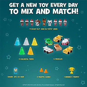 The Elf on the Shelf Sweet Spinners Advent Calendar for Kids - Includes 24 Playable Mini Figures - New Toy for Every Day of Christmas - For Ages 3 Years and Above