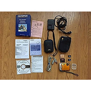 Olympus Stylus 850SW 8MP Digital Camera with 3x Optical Zoom (Orange)
