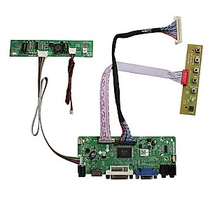 LCDBOARD HDMI VGA DVI Audio LVDs Controller Board for 17" 1280x1024 M170ETN01.1 M170ETN01.3 19" M190ETN01.0 WLED LCD Display/Video Games