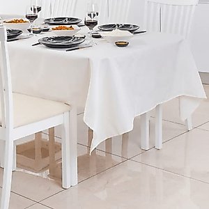 moty Beautiful Oxford Rectangle Table Cloth Fabric, Tablecloth with Waterproof, Stain Resistant Protection – Quick-Drying Heavy Weight Table Cover Safeguards Against Spills