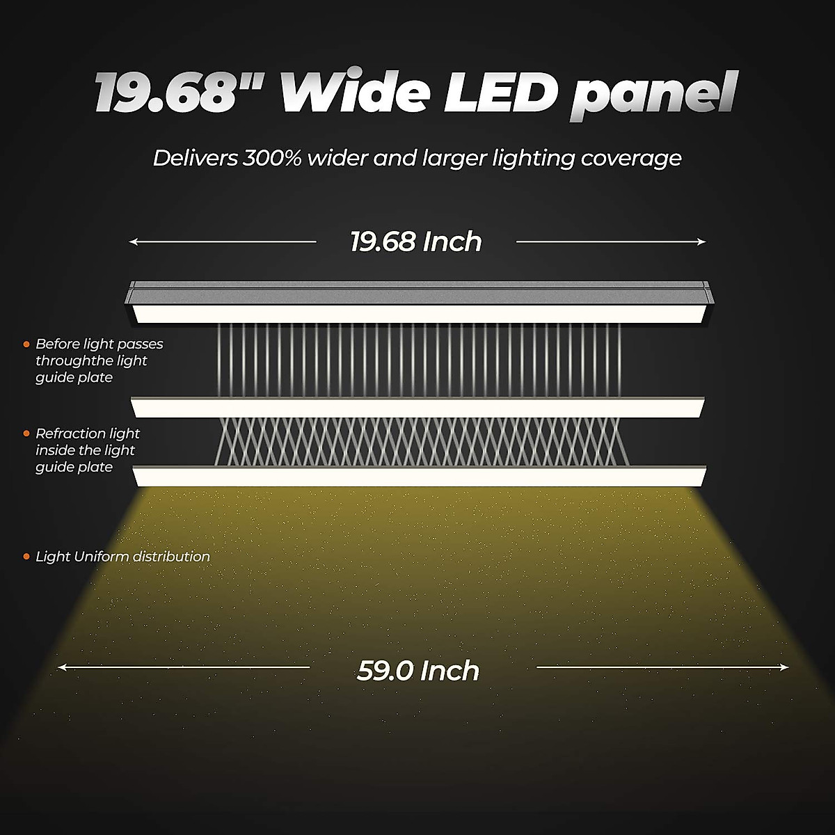 BOLOWEI 22” LED Piano Lamp, 10W Professional Piano Light with Clamp - Eyes-Care, 3 Color Modes, Stepless Dimming, Great for Grand Piano Music Stand Light