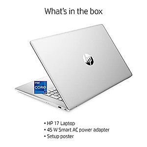 2022 HP High Performance Business Laptop - 17.3" FHD IPS - 11th Intel i7-1165G7 - Iris Xe Graphics - 32GB DDR4 - 1TB SSD - WiFi 6 Bluetooth - Fullsize Keyboard w/ Numpad - Win 10 Pro w/ 32GB USB