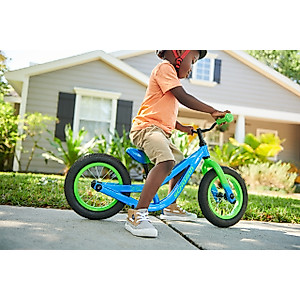 Schwinn Spitfire Boys Balance Bike, 12-Inch Wheels, Beginner Riders Ages 2-4 Years Old, Training Wheels Not Included, Blue