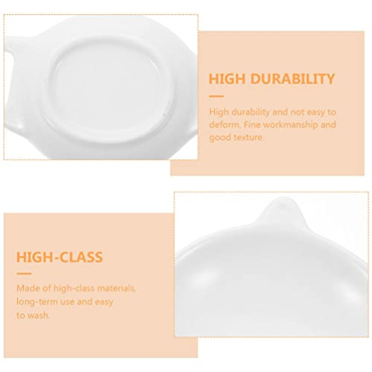 Ceramic Teabag Coaster Tea Bag Squeezer Ketchup Seasoning 2Pcs Tea Bag Rest Teaspoon Rest Tea Holder Tea Bag Holder Ceramic Tea Bag Holders for Tea Bag Tea Bag Holder Organizer