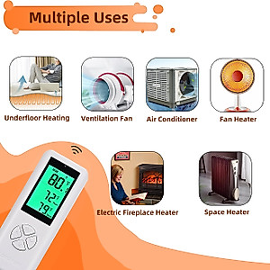 DIGITEN Temperature Controller WTC100 Wireless Thermostat Outlet Temperature Controlled Outlet Programmable Thermostat Controller Wireless Thermostat with Remote Sensor Greenhouse Thermostat