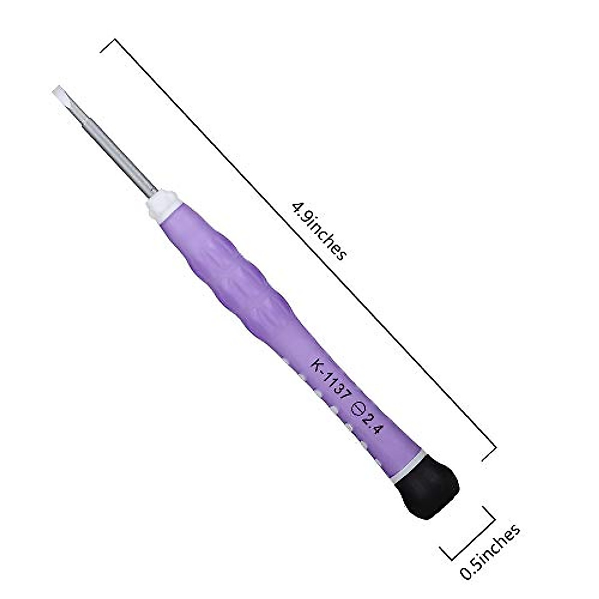 KER Precision Screwdriver Set of 6, Mini Screw Driver Professional Repair Tool Kit for Eyeglass, Glasses, Sunglasses, Electronics, Small Toys, PC, Clock and Watch (yellow)