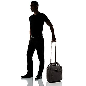 Samsonite Upright Wheeled Carry-On Underseater, Black, Small